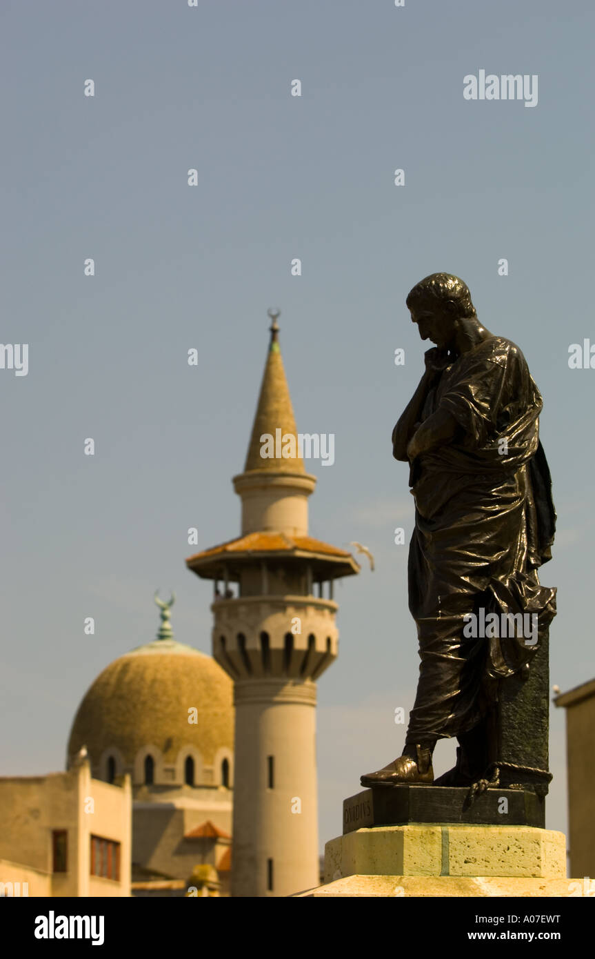 Europe Romania Black Sea Coast Constanta Mahmudiye Mosque and Ovid ...