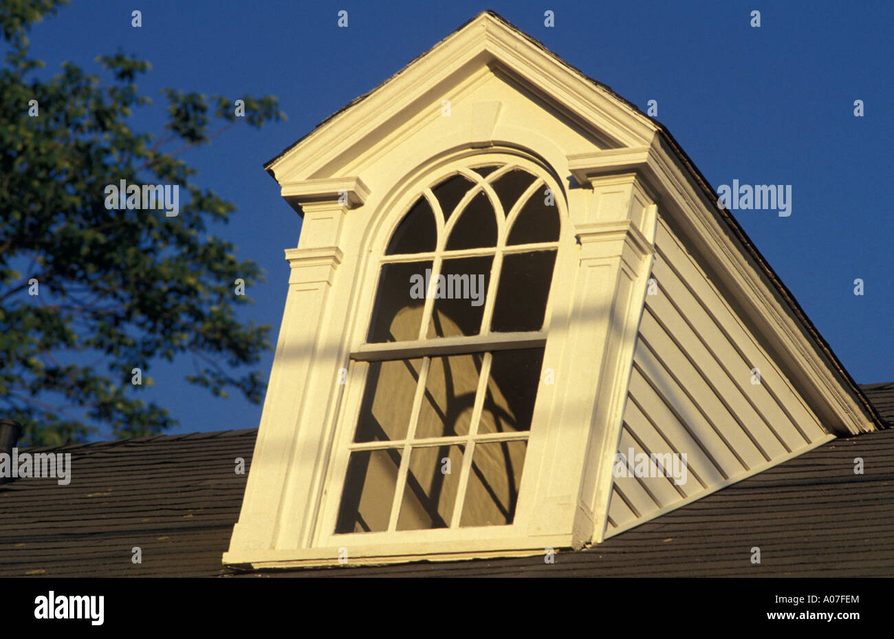 Attic window in the roof, USA Stock Photo - Alamy