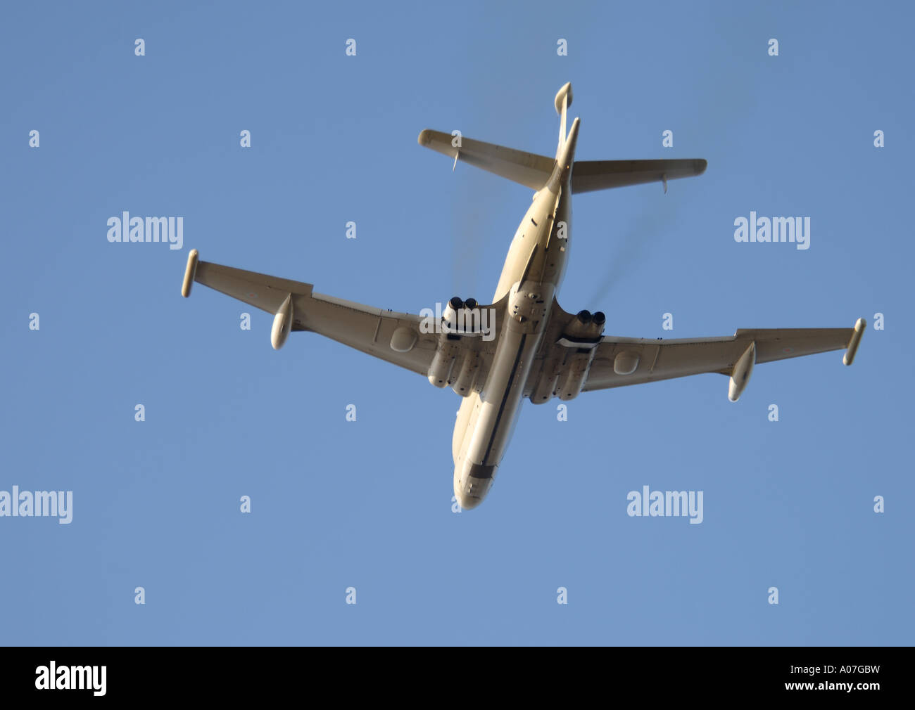 Nimrod HS MR2 on circuits at RAF Kinloss Morayshire, Scotland. XAV 4065 ...
