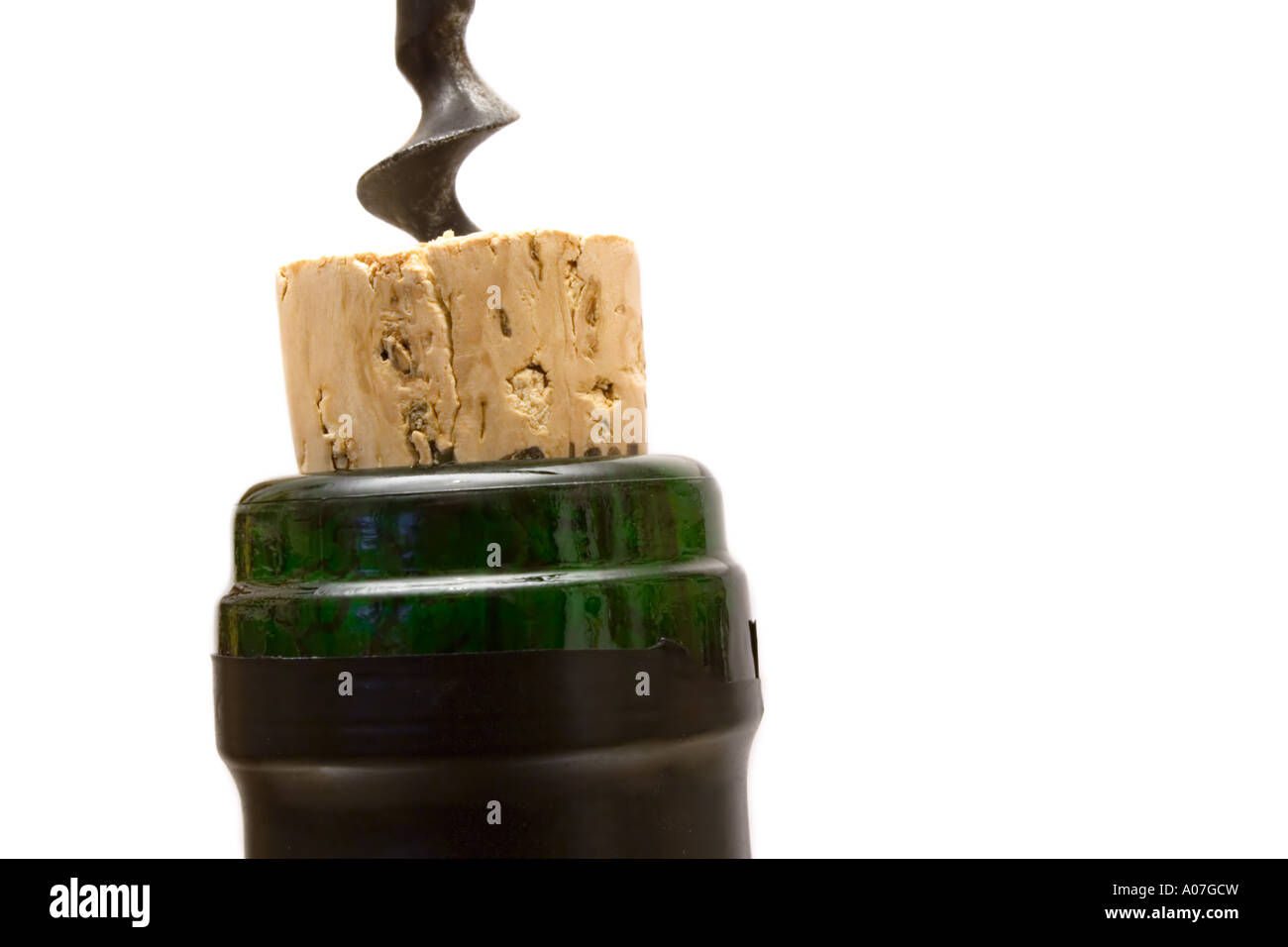 Wine Bottle Closeup (Side View Stock Photo - Alamy