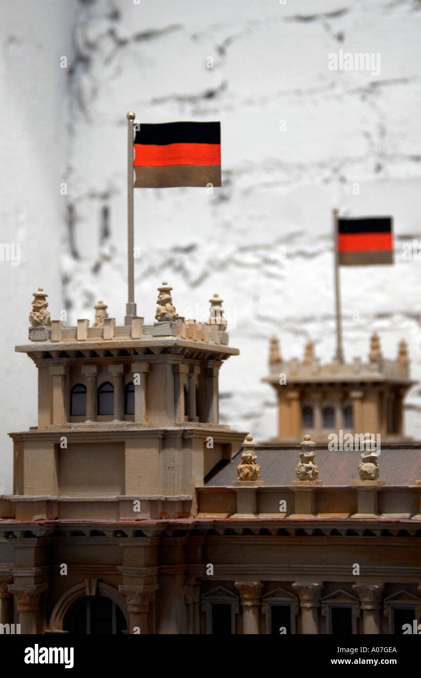 MODEL DISPLAY OF THE OLD REICHSTAG PARLIAMENT BUILDING BERLIN GERMANY ...