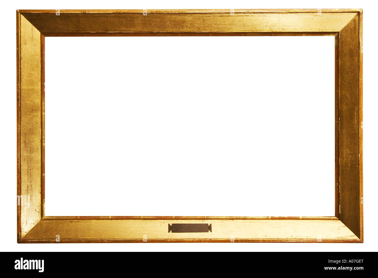 Simple Golden Frame Stock Photo - Alamy