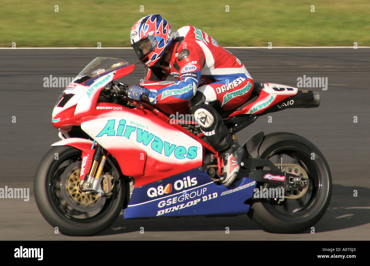 Motorcycle Racer Leon Haslam Stock Photo - Alamy