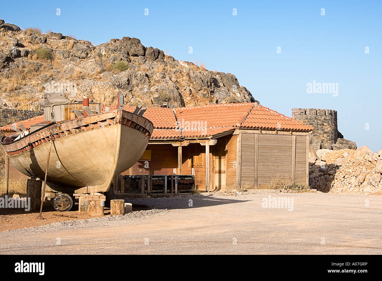 Traditional Ship Construction Site Stock Photo - Alamy