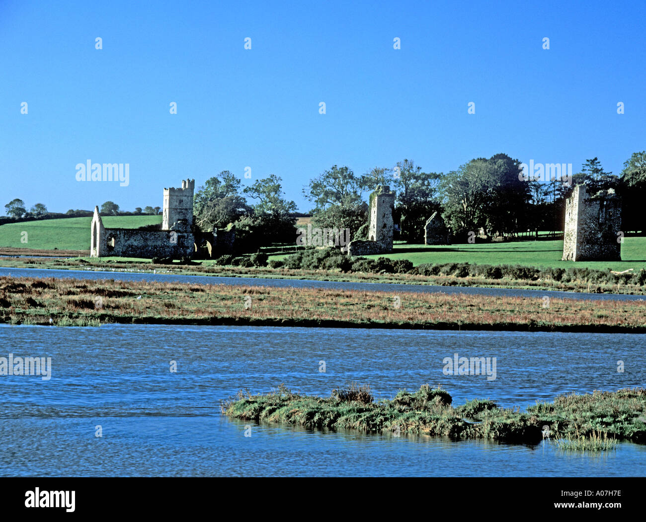 Clonmines medieval site ruins hi-res stock photography and images - Alamy