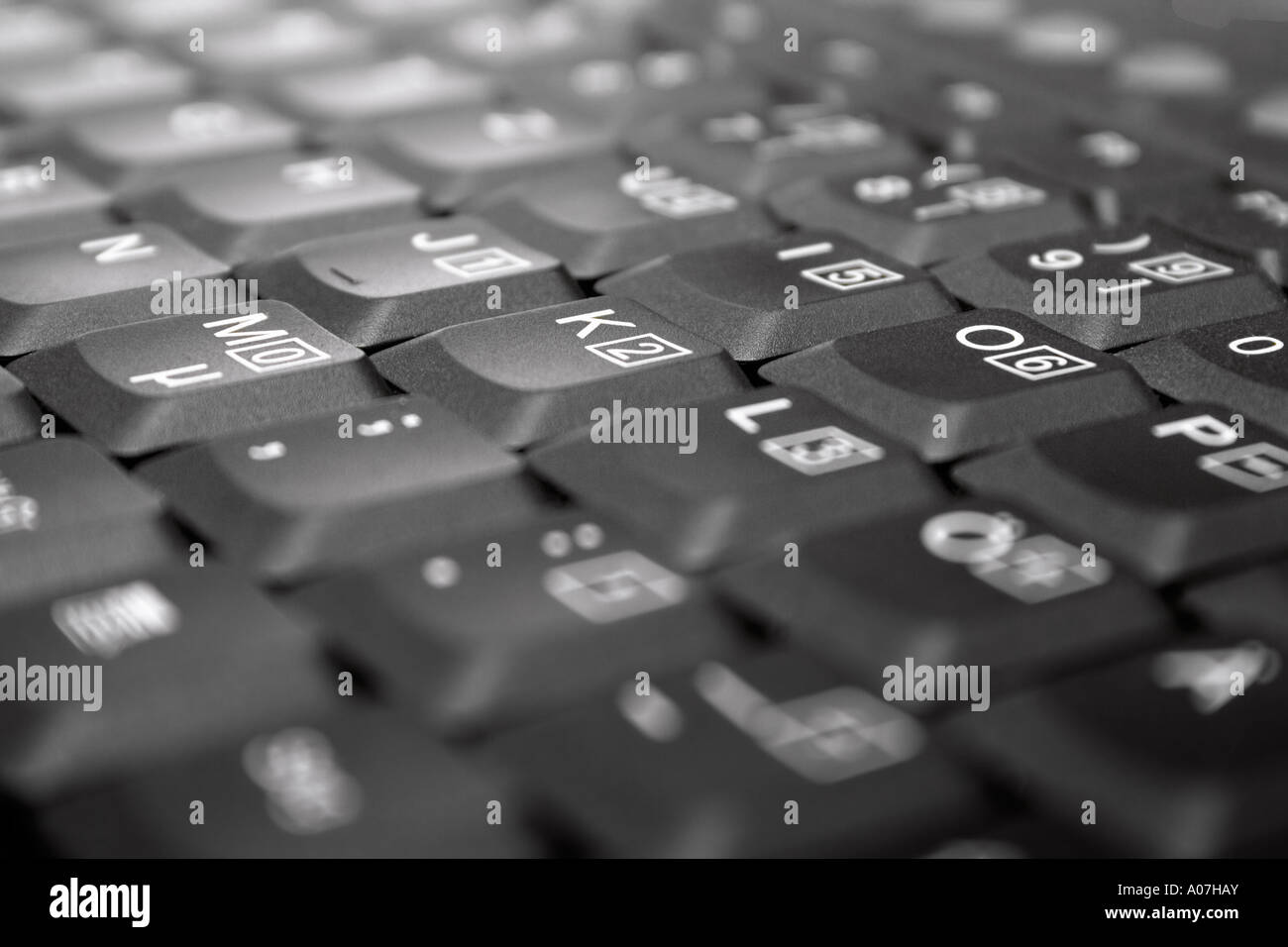 Laptop Keyboard Close-Up Stock Photo - Alamy