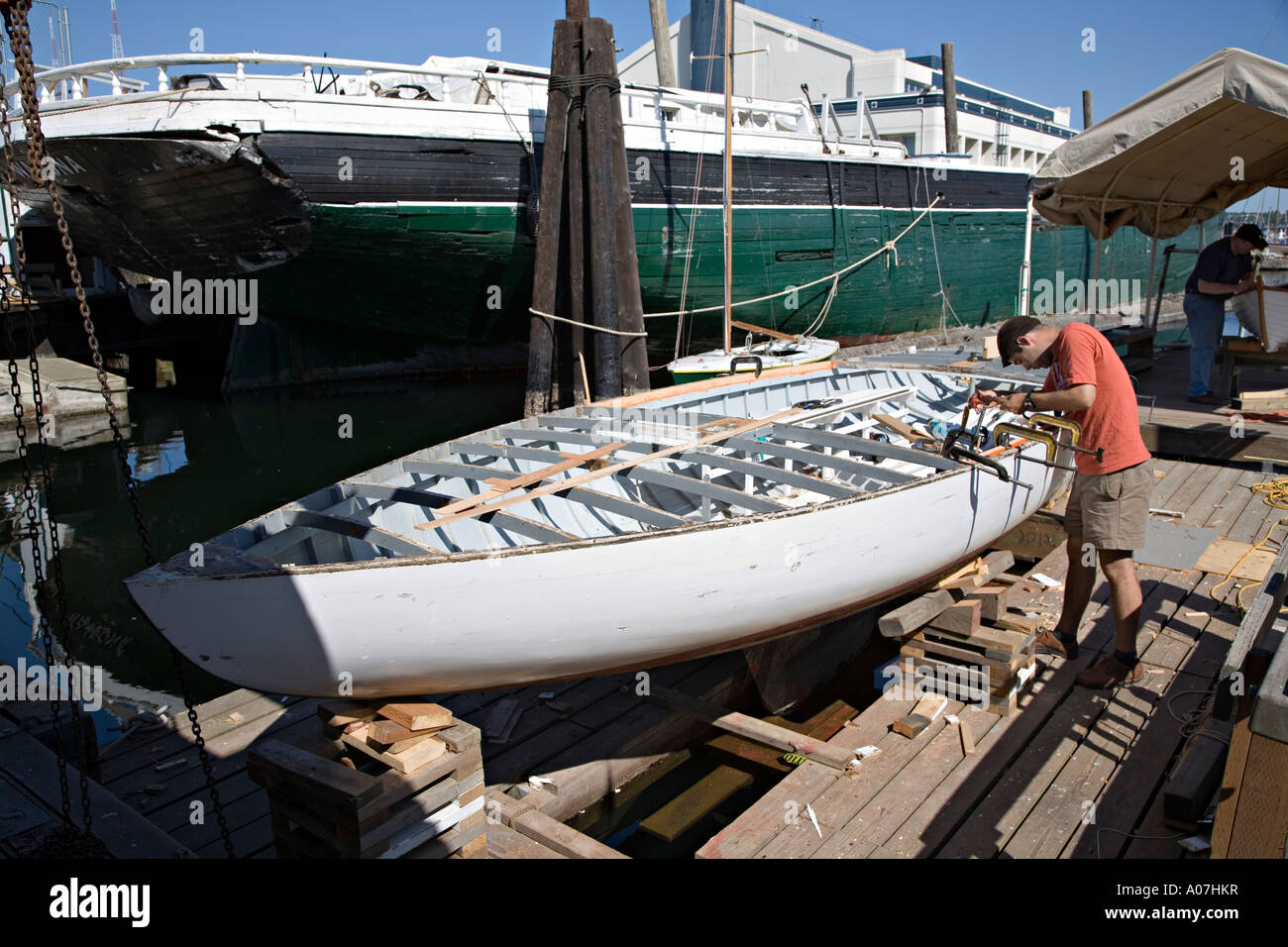 Restoring a yacht hi-res stock photography and images - Alamy