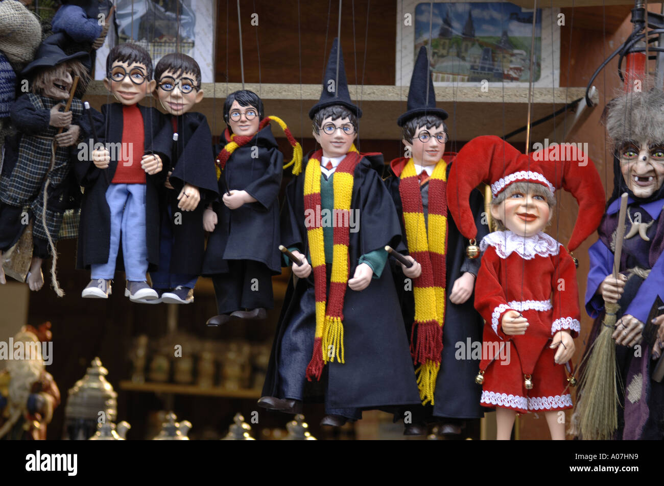 Prague christmas market puppets hi-res stock photography and images - Alamy