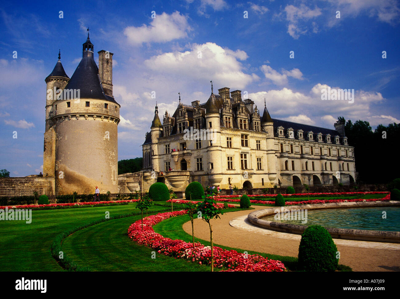 Chateau de Chenonceau, Chenonceau Chateau, French chateau, village of ...