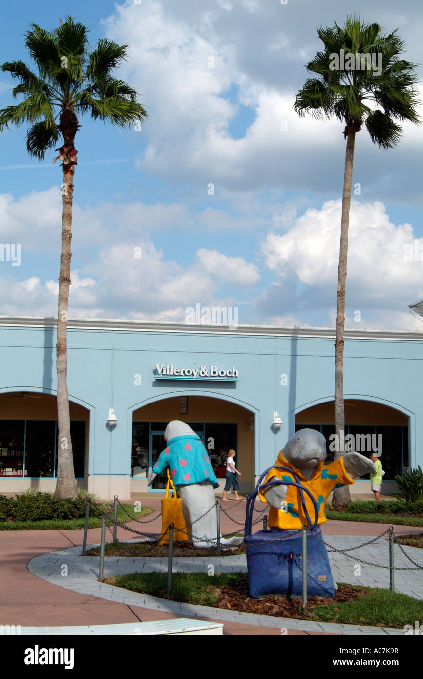 Prime Outlets shopping complex at Ellenton Florida America USA Stock ...