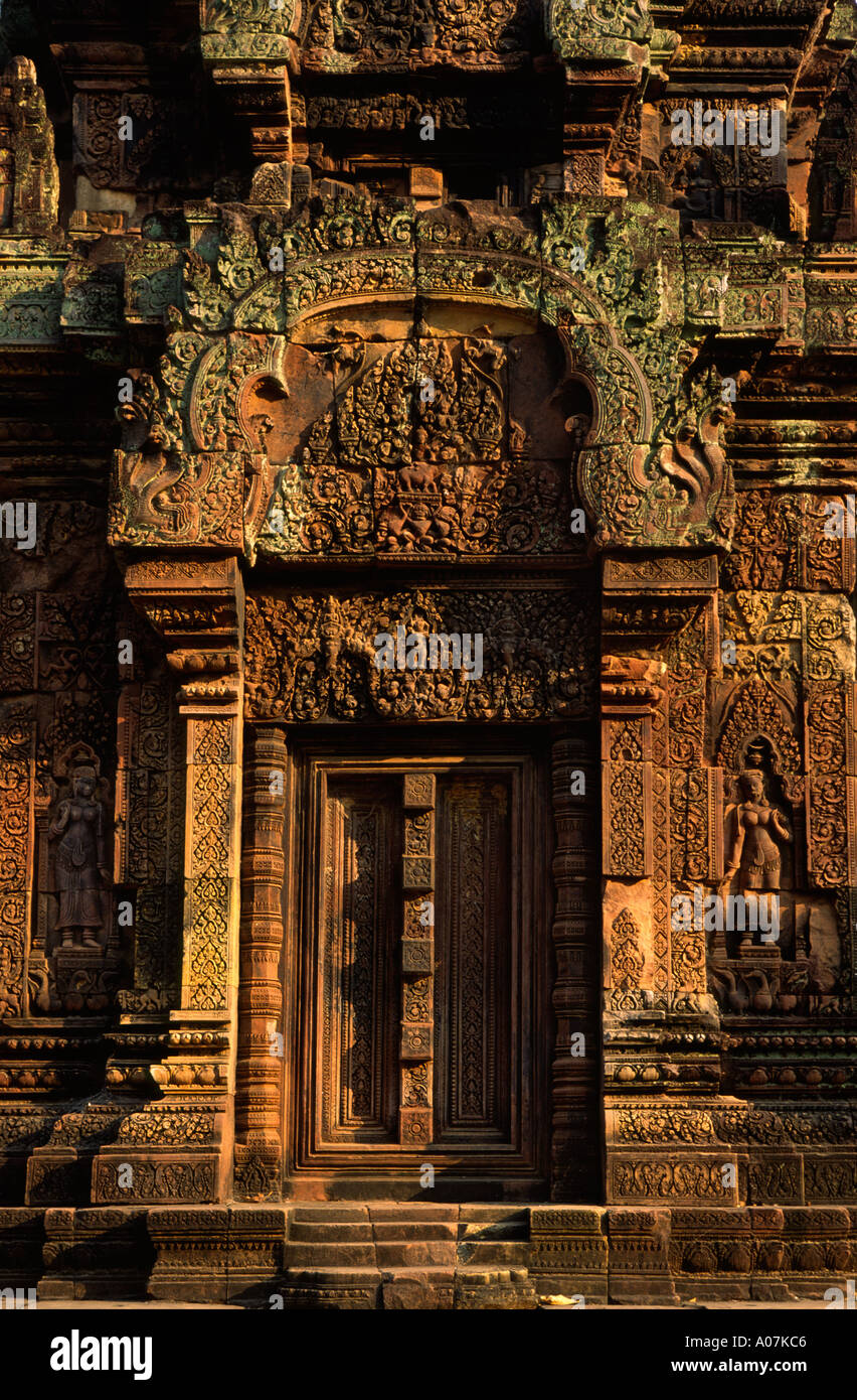 Fantastic gate to Banteay Srei Temple Cambodia 2 Stock Photo - Alamy