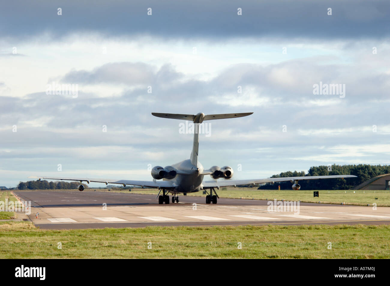 RAF VC 10 on exercise at Kinloss air base, Morayshire. Scotland . XAV ...