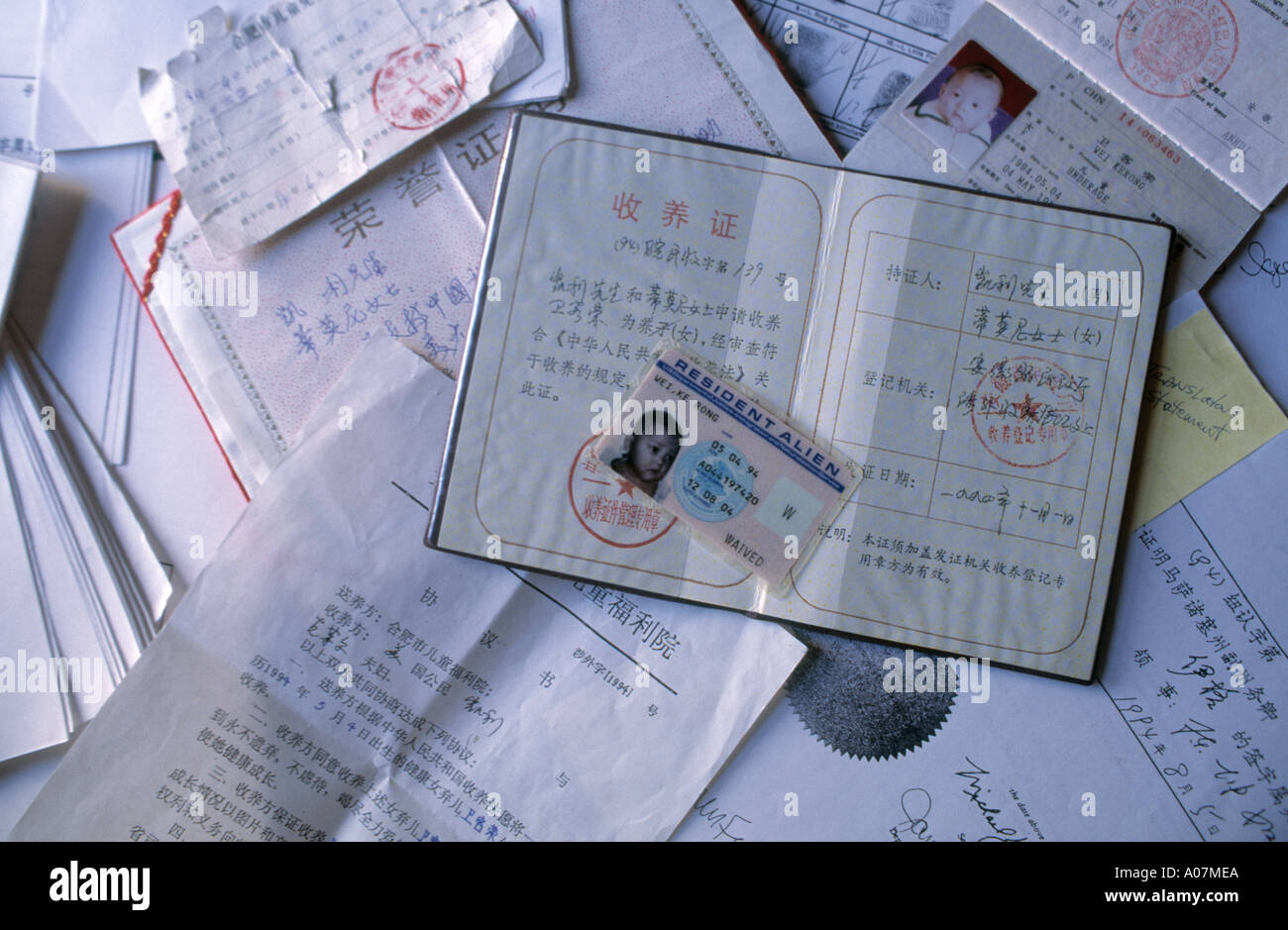 Chinese orphan usa resident hi-res stock photography and images - Alamy