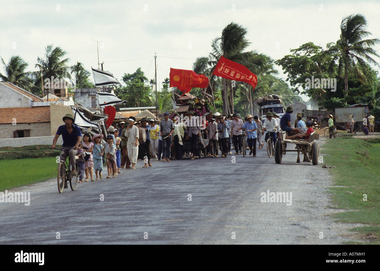Funeral Procession Highway One Stock Photo - Alamy