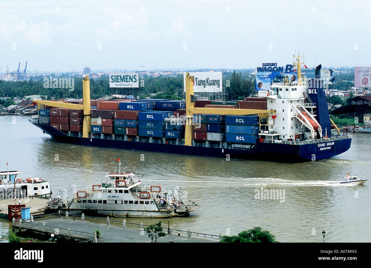 Container Ship Ho Chi minh City Vietnam Stock Photo - Alamy
