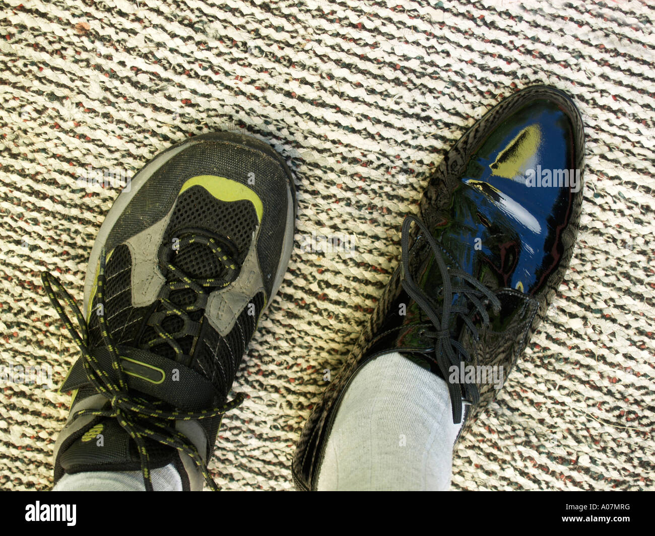 Wearing two hi-res stock photography and images - Alamy