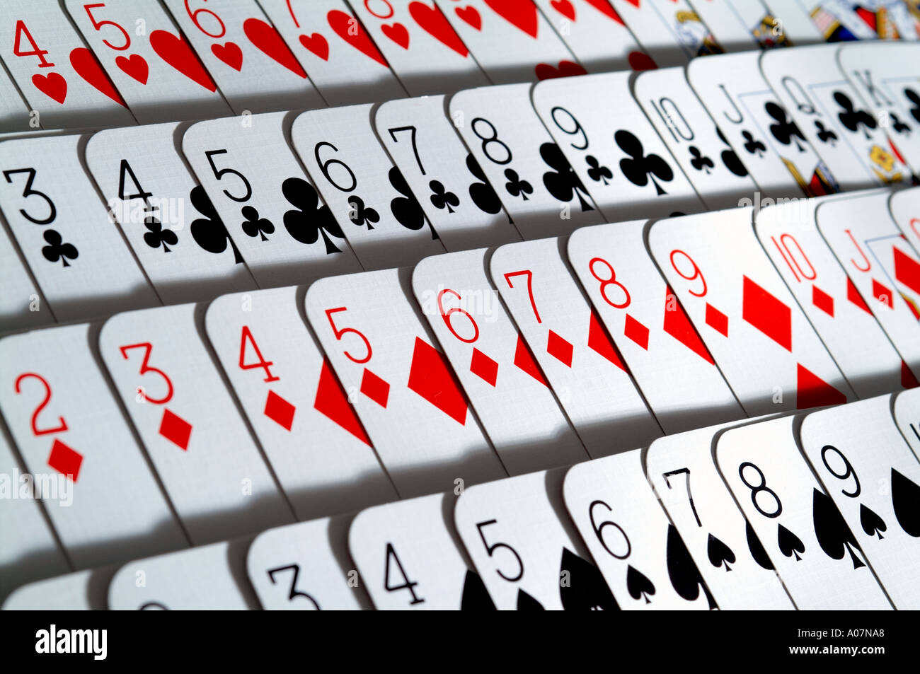 Playing cards order hi-res stock photography and images - Alamy