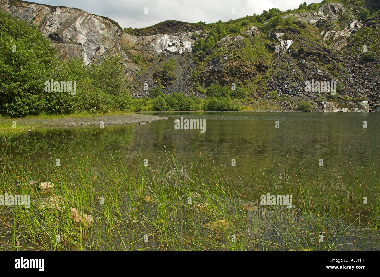 Ballachulish disused slate quarry, Scotland Stock Photo - Alamy
