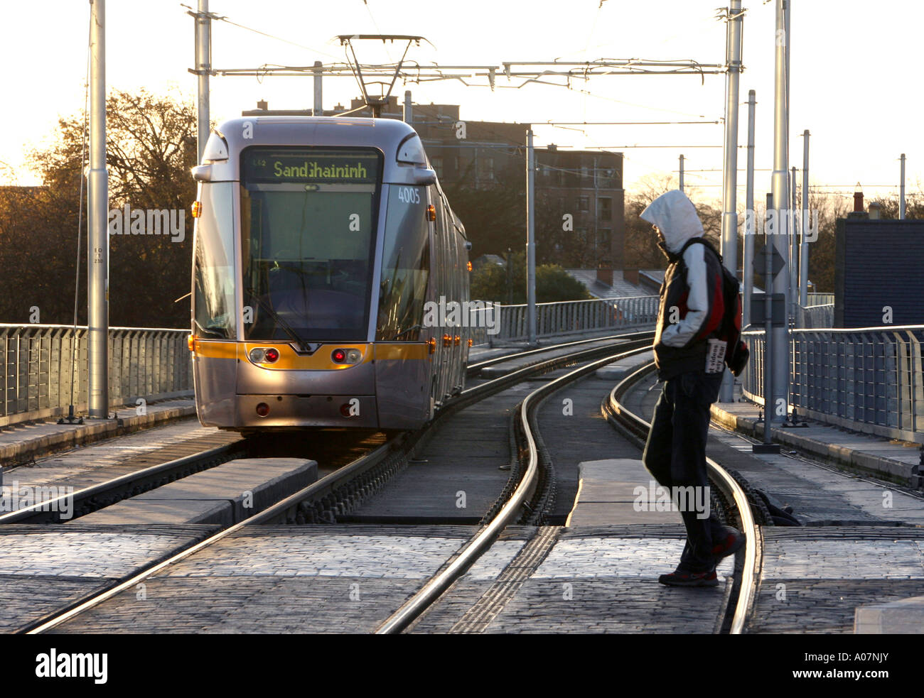 One of Dublin's LUAS trams, Ireland Stock Photo - Alamy