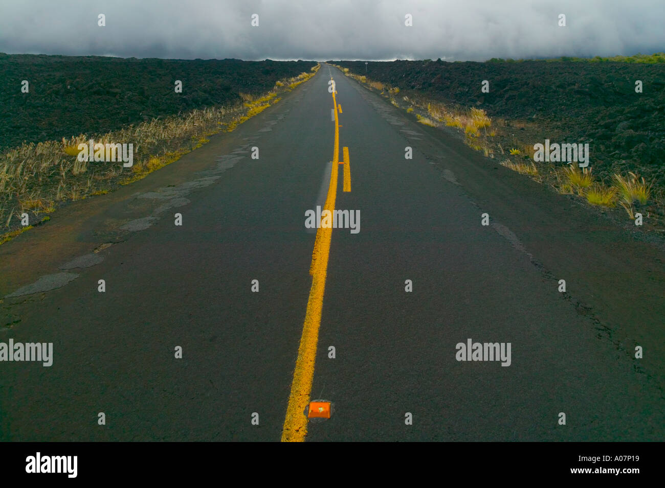 The Saddle Road The Big Island Of Hawaii Stock Photo - Alamy