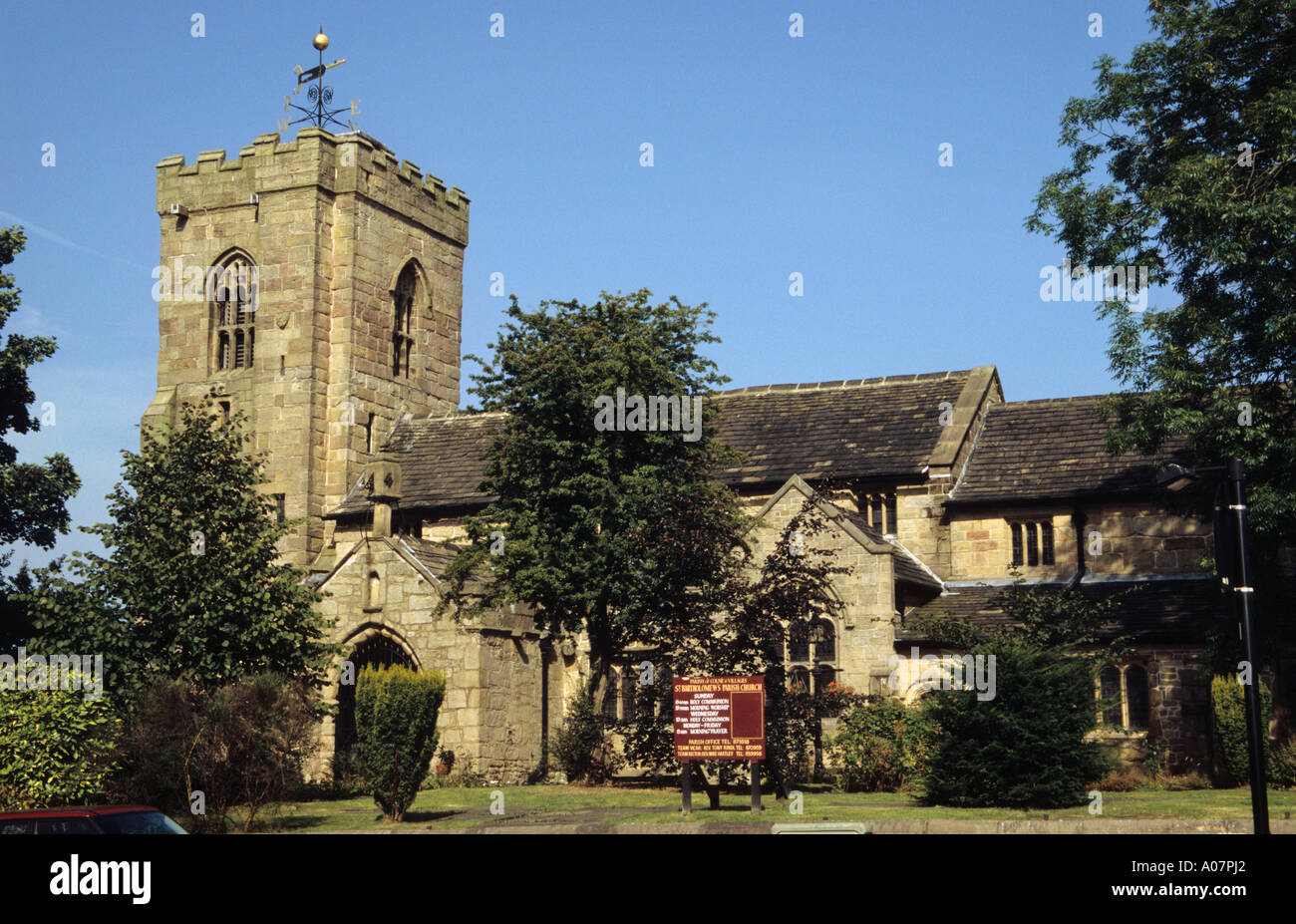 St Bartholomew parish Church Colne in Lancashire Stock Photo - Alamy