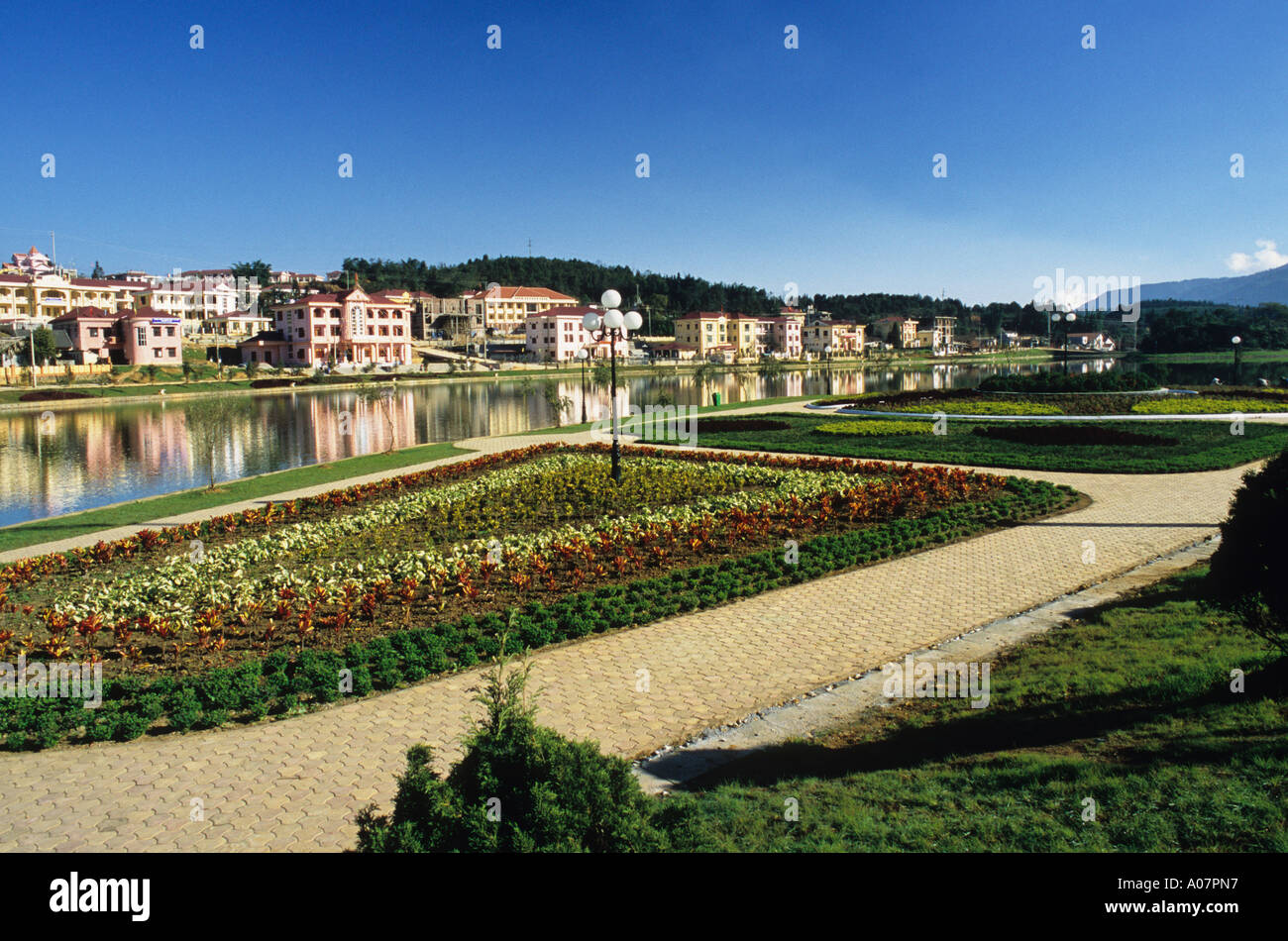 Sapa Lake Vietnam Stock Photo - Alamy