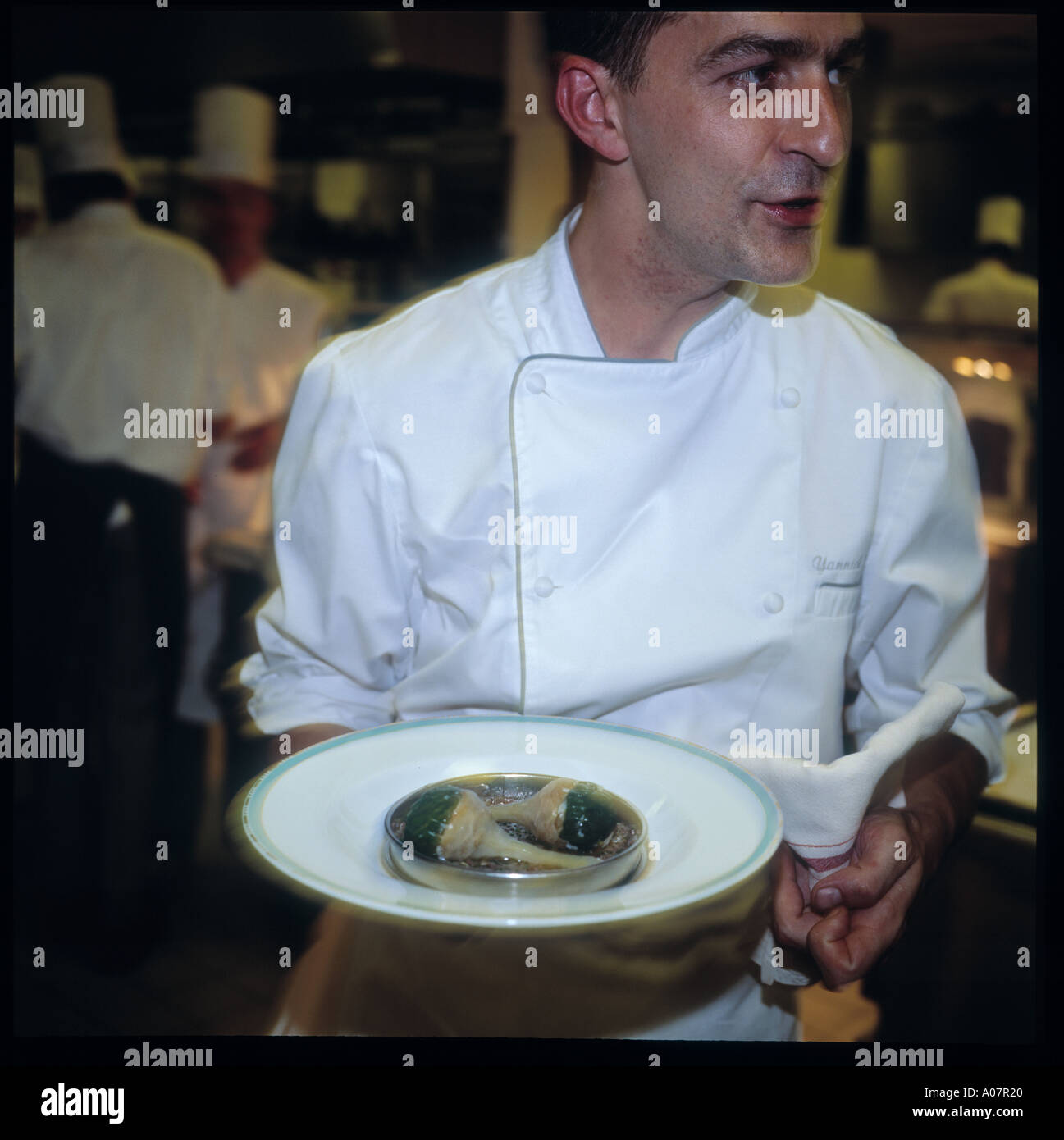 Meurice Hotel Paris head chef Yannick Alleno Stock Photo - Alamy