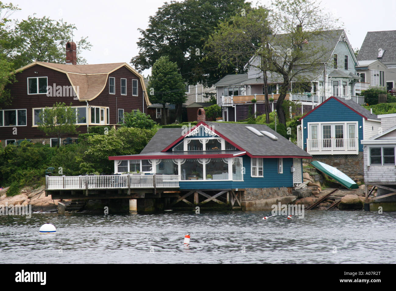 Waterfront homes in gloucester hi-res stock photography and images - Alamy