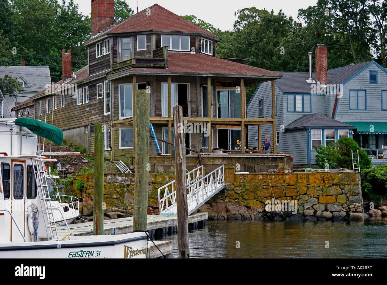 Gloucester harbor gloucester waterfront hi-res stock photography and ...