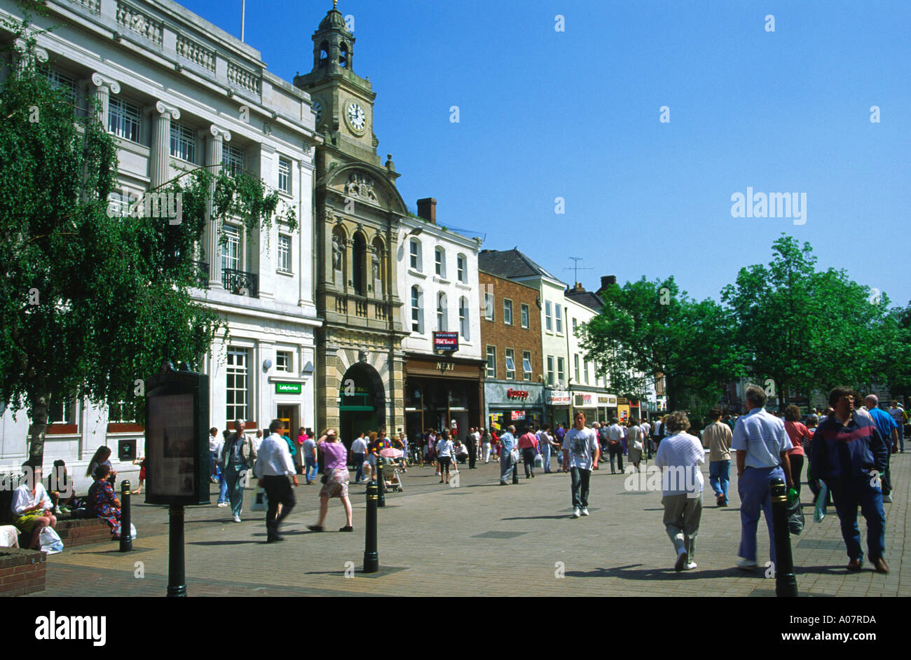 High Town Hereford England Stock Photo - Alamy