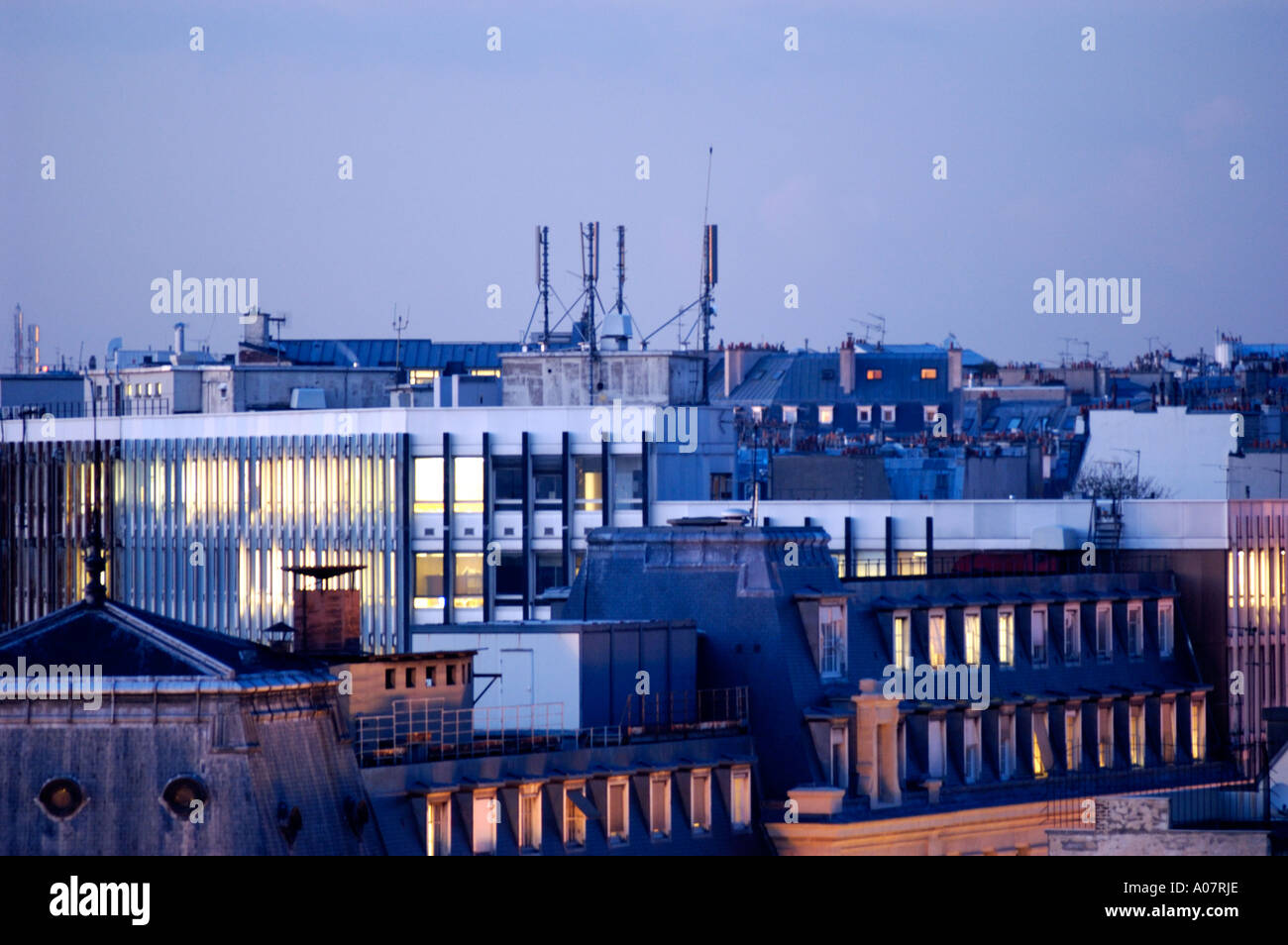 Paris France, Overview, Aerial View, Cityscape, With Cellphone ...