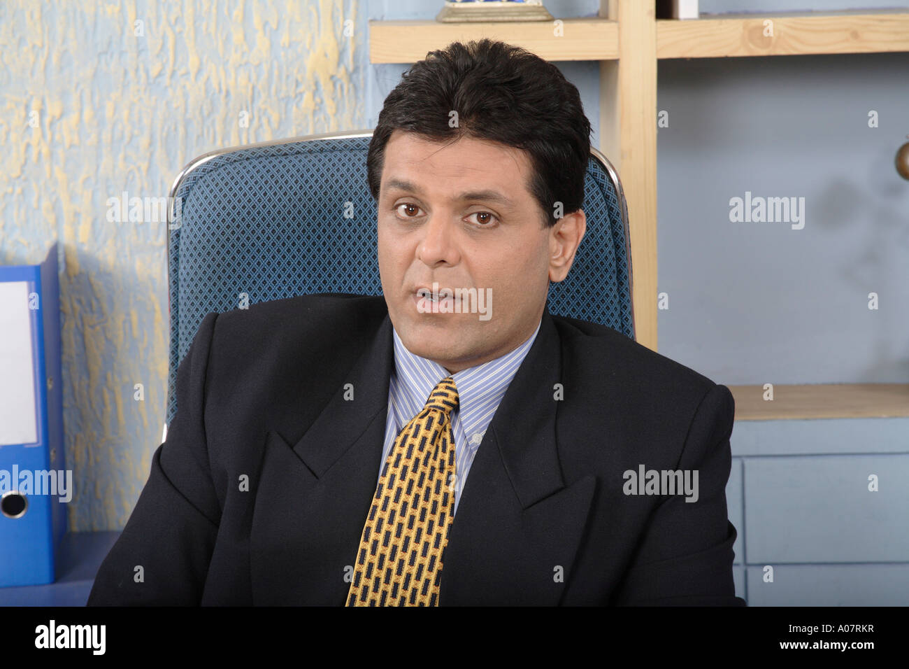 CEO in his office cabin in business suit Stock Photo - Alamy