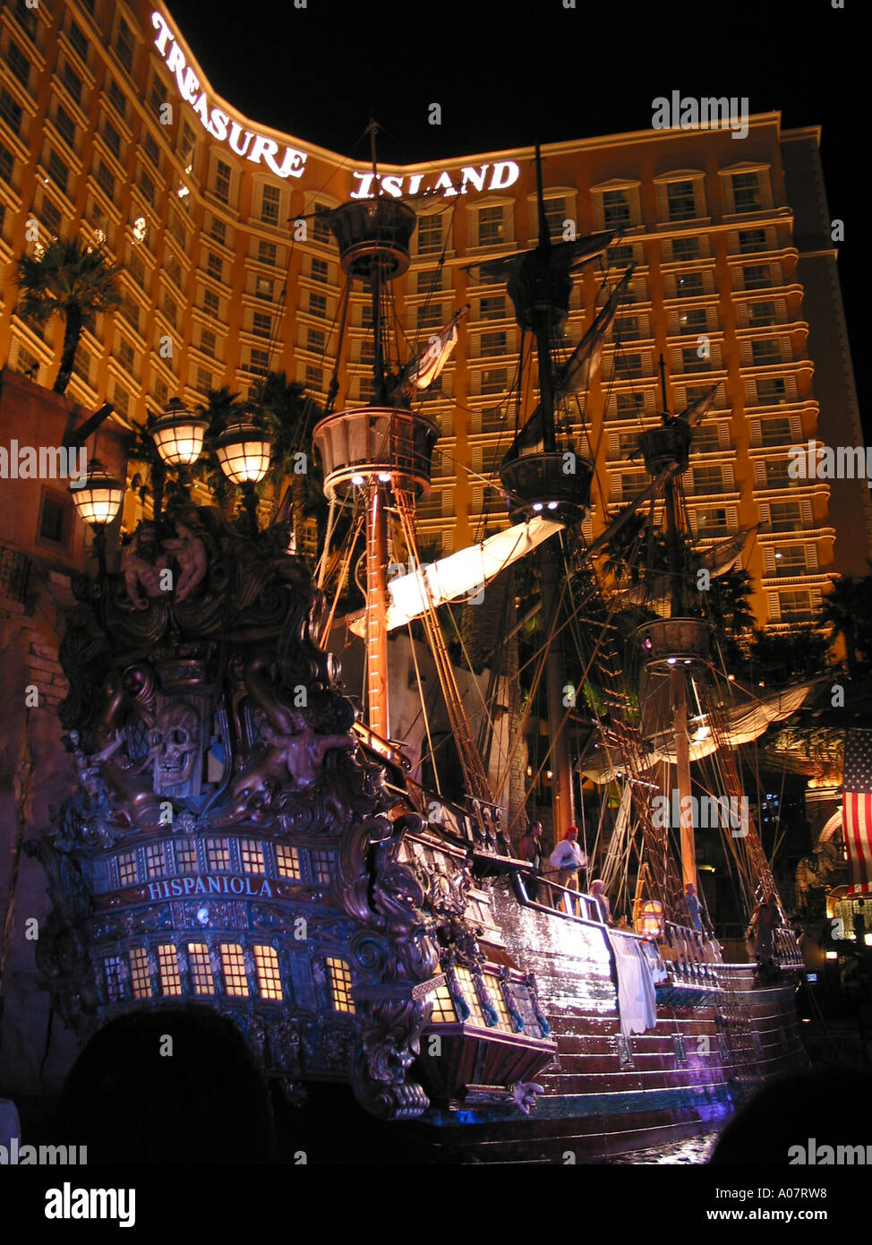 Pirate show night Stock Photo - Alamy