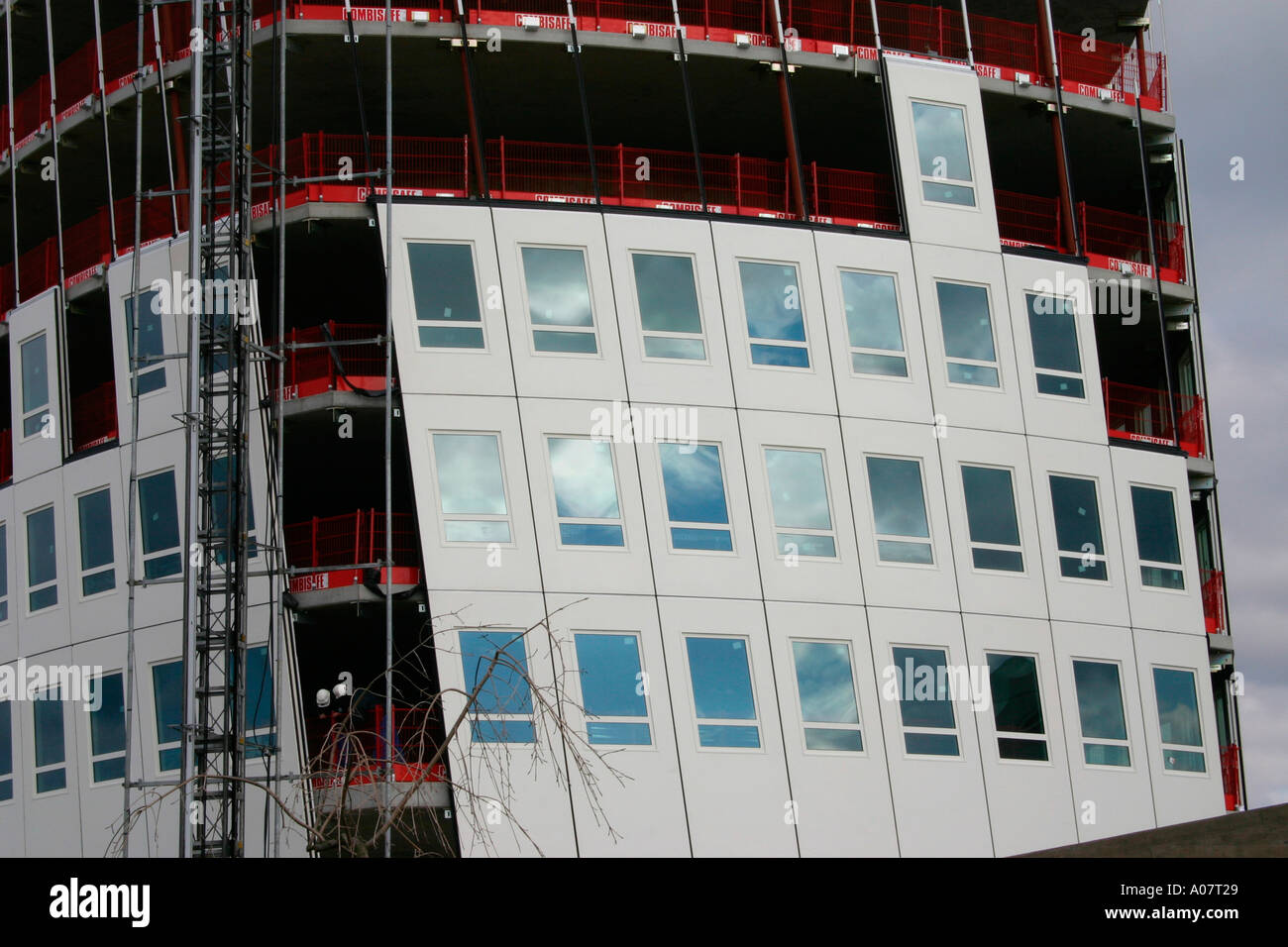 Sky reflections in the windows of the Turning Torso Stock Photo - Alamy