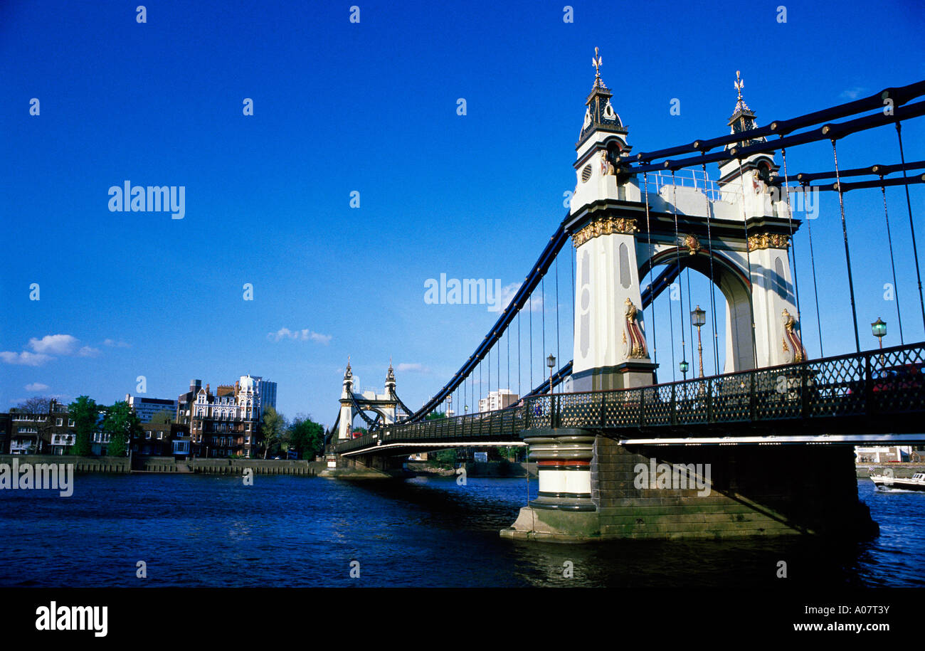 Hammersmith Bridge London Stock Photo - Alamy
