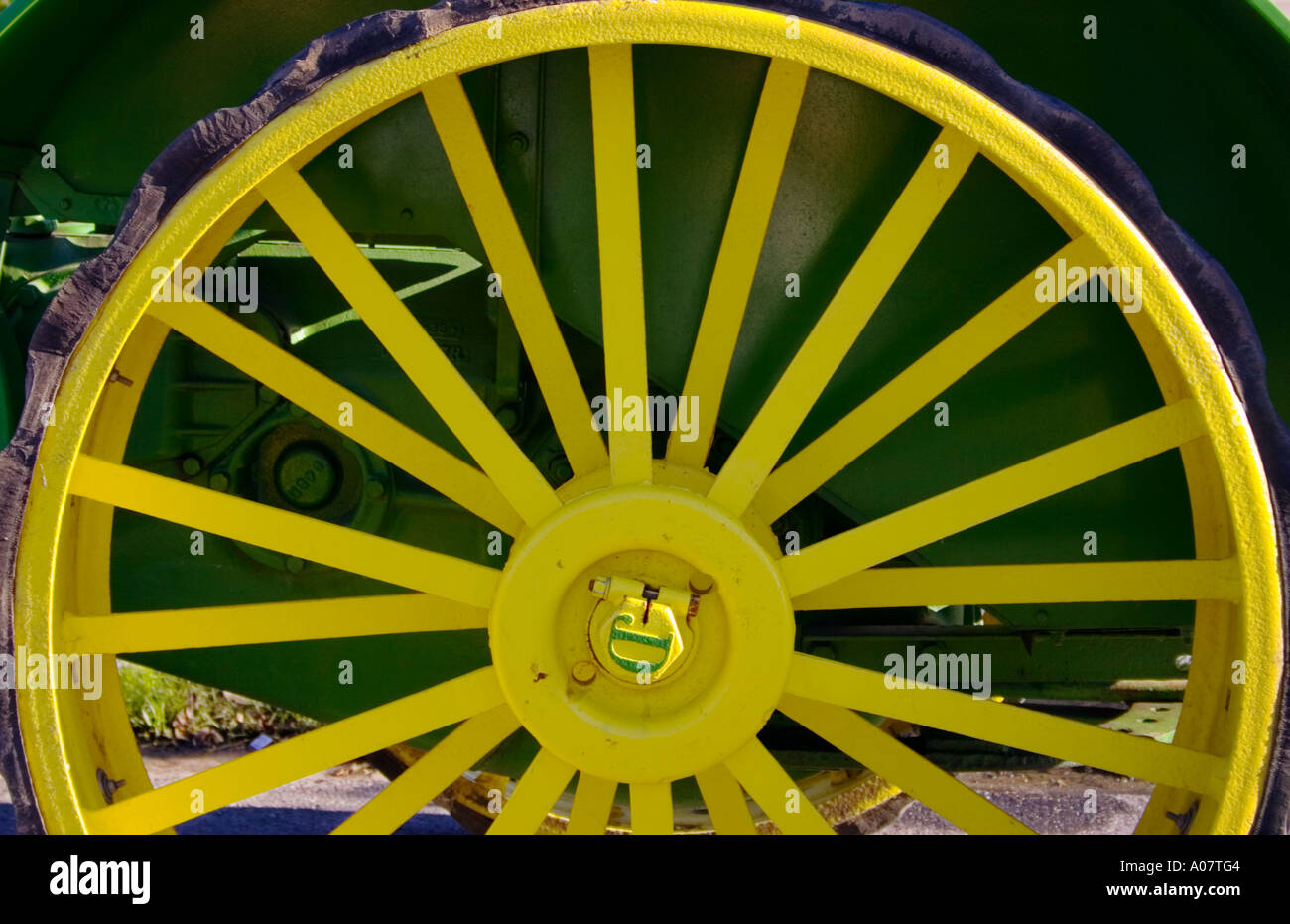 Old Tractor wheel Stock Photo - Alamy