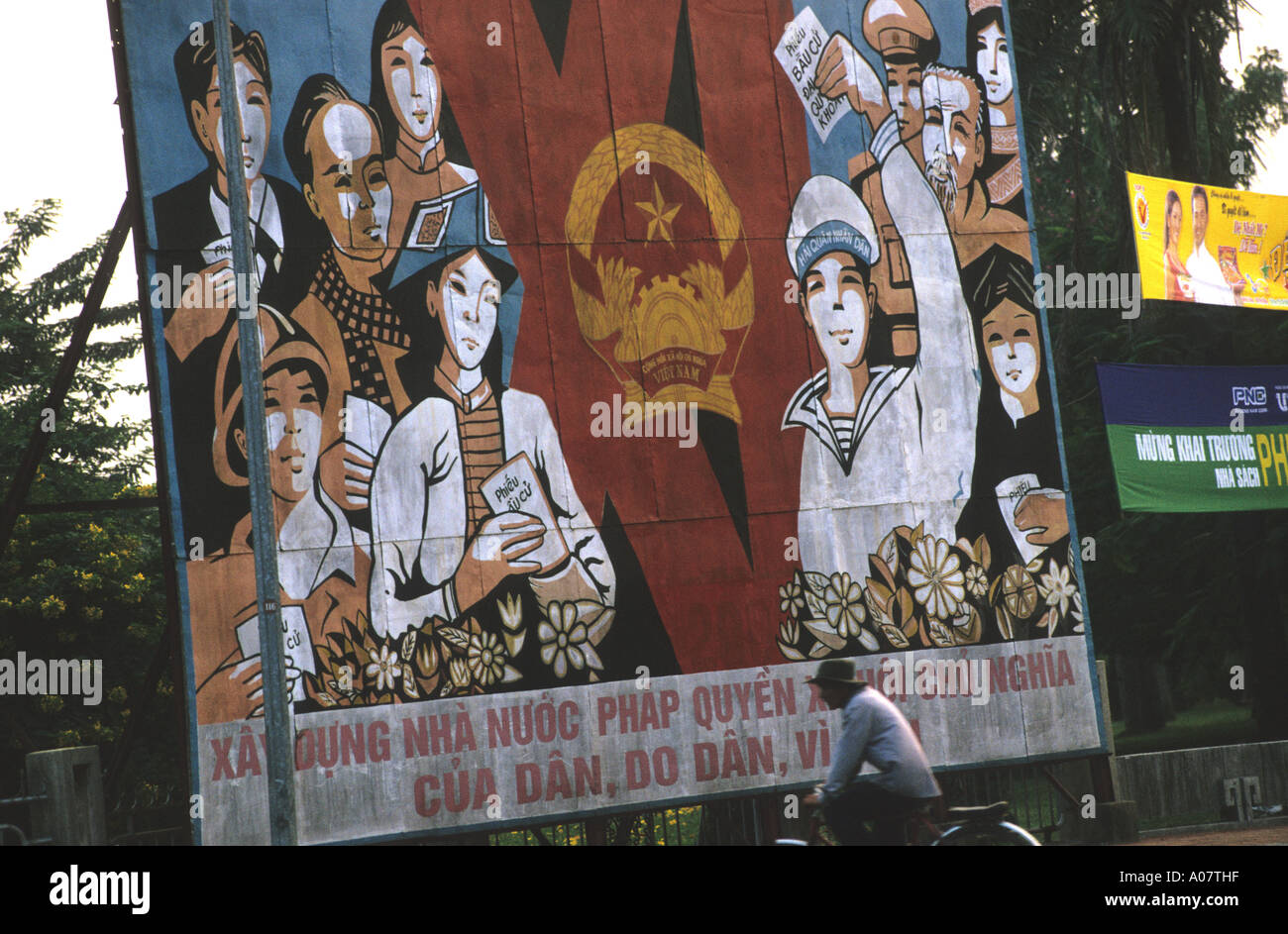 Political Poster Hue Stock Photo - Alamy