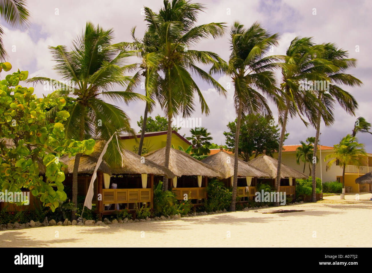 Spa del Sol Manchebo hotel Aruba Stock Photo - Alamy