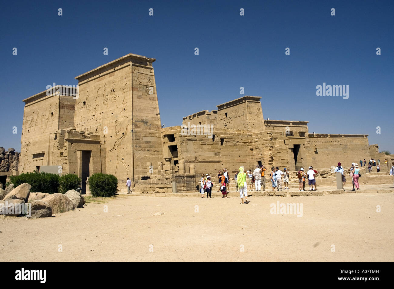 Egypt, Edfu, Edfu Temple Stock Photo - Alamy