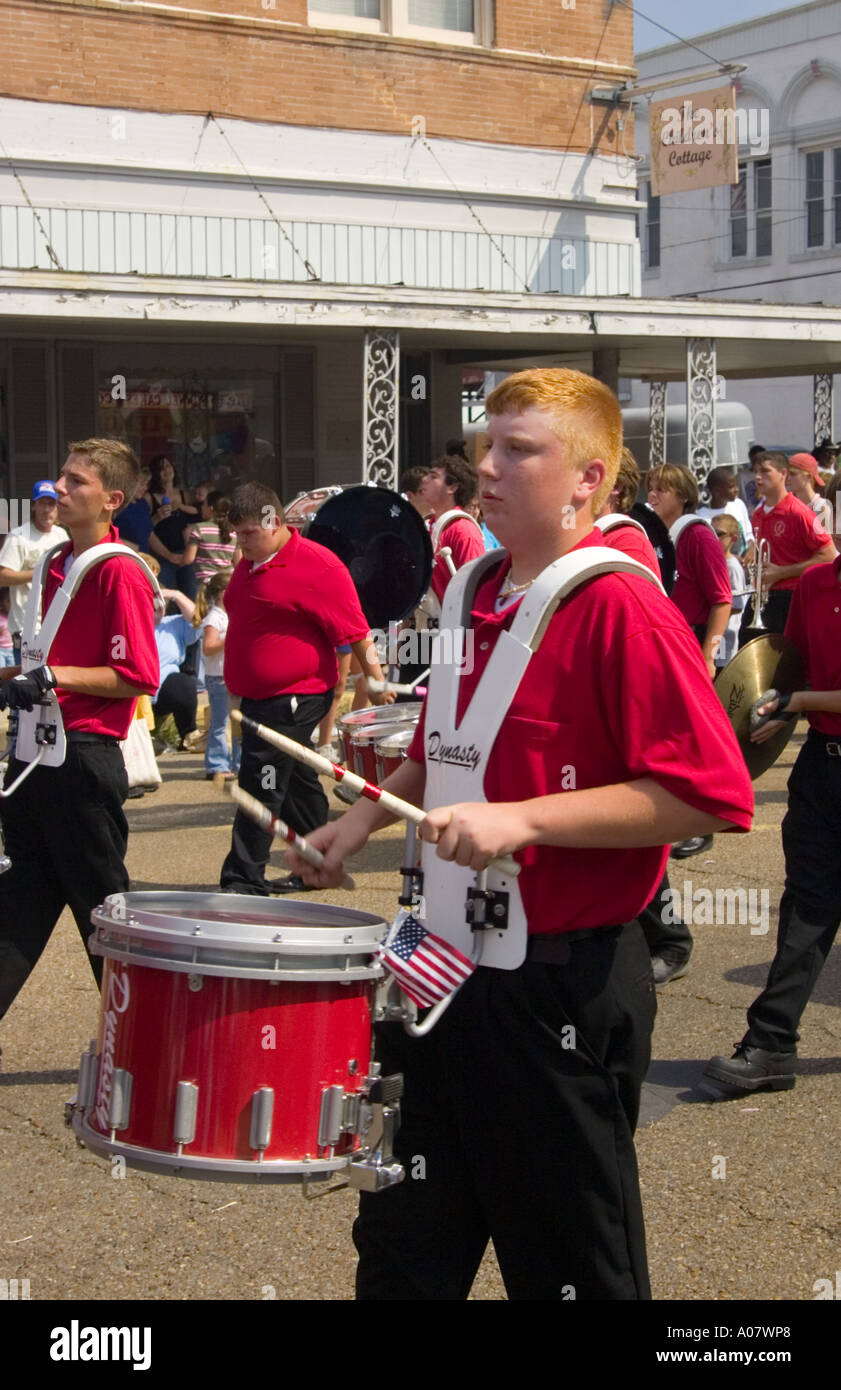 Drummer marching in parade Stock Photo - Alamy