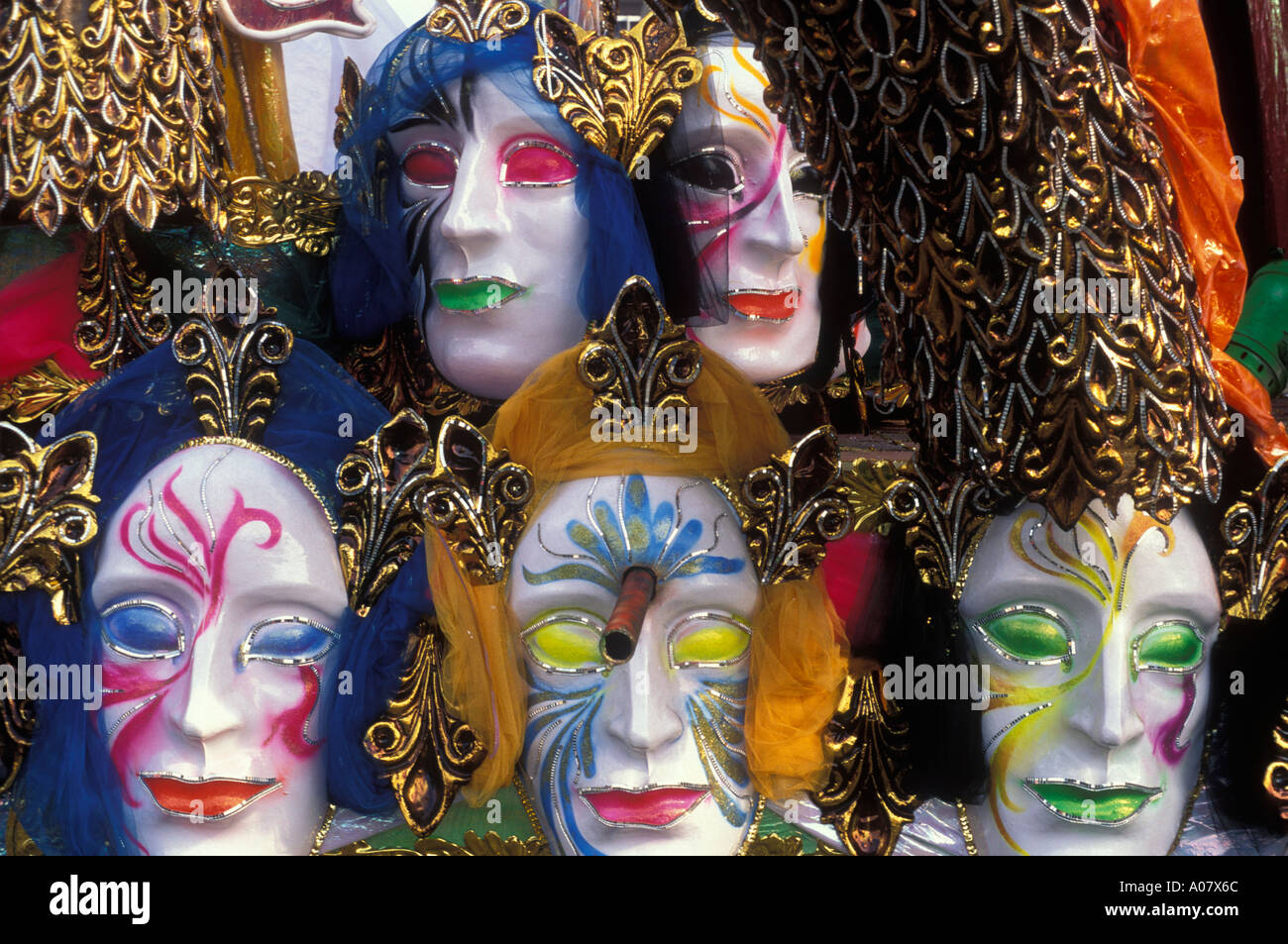 Carnival masks Rio de Janeiro Brazil Stock Photo - Alamy
