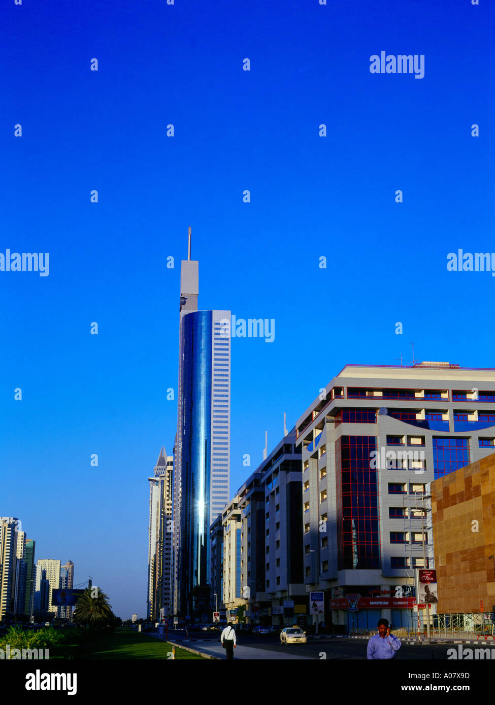 Dubai UAE 21st Century Tower in Sheikh Zayed Road Residential Building ...