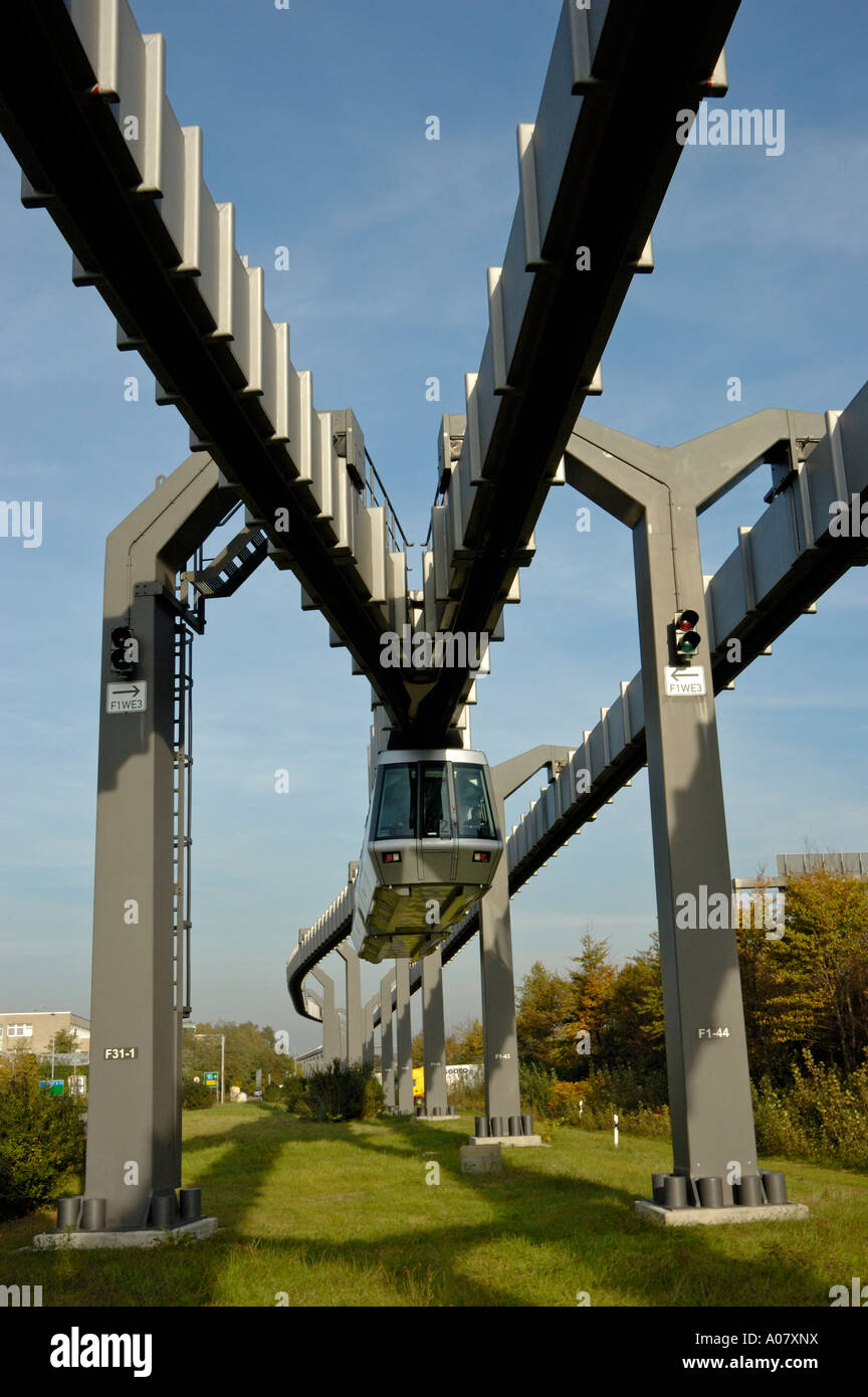 Skytrain, Duesseldorf International Airport, Germany Stock Photo - Alamy