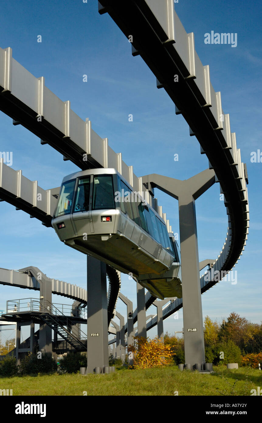 Skytrain, Duesseldorf International Airport, Germany Stock Photo - Alamy