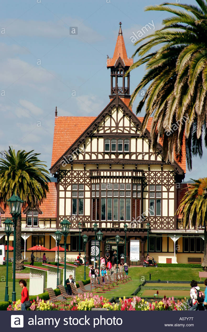 Rotorua Buildings Building Stock Photos & Rotorua Buildings Building ...
