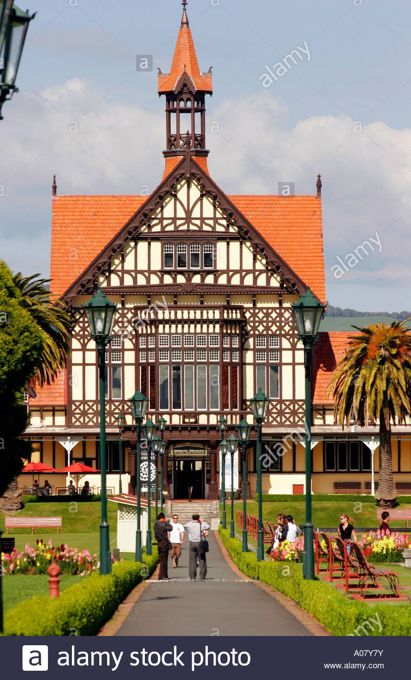 Rotorua Buildings Building Stock Photos & Rotorua Buildings Building ...