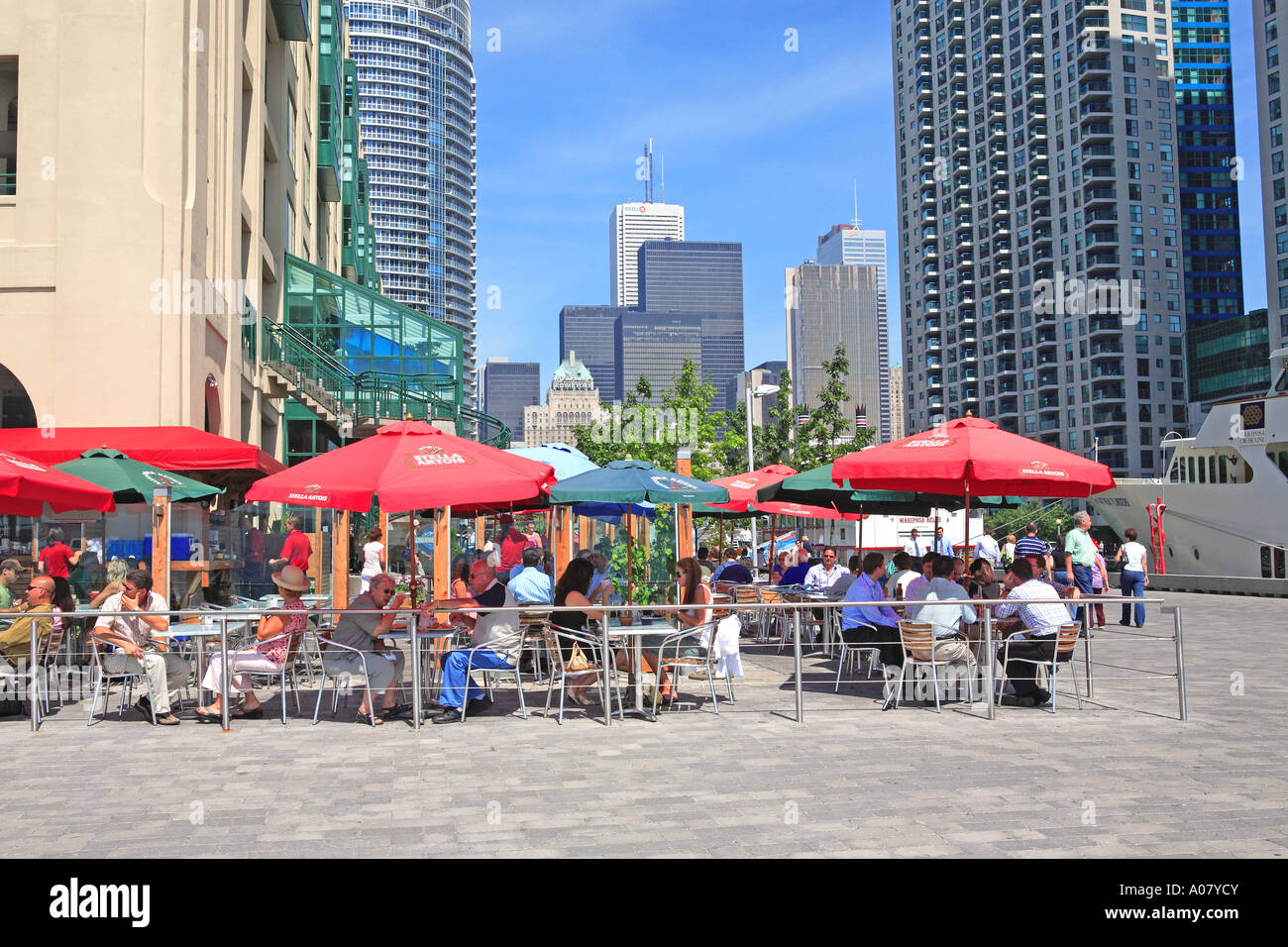 Toronto, Queen's Quay Stock Photo - Alamy