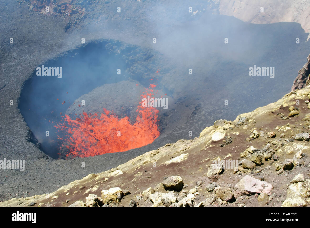 Crater Of A Volcano