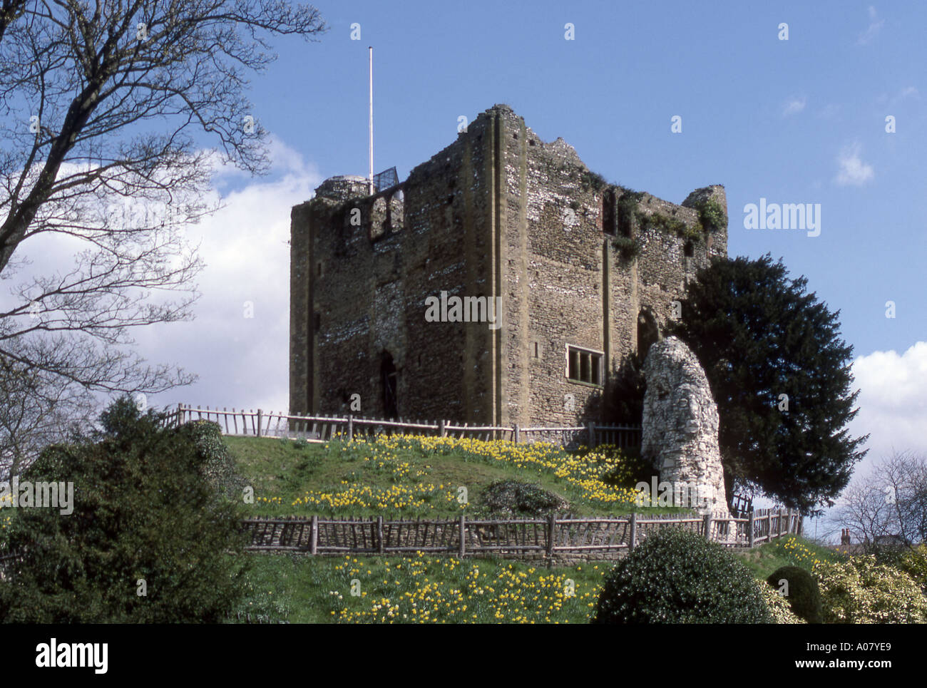 Guildford Castle Surrey England Stock Photo - Alamy