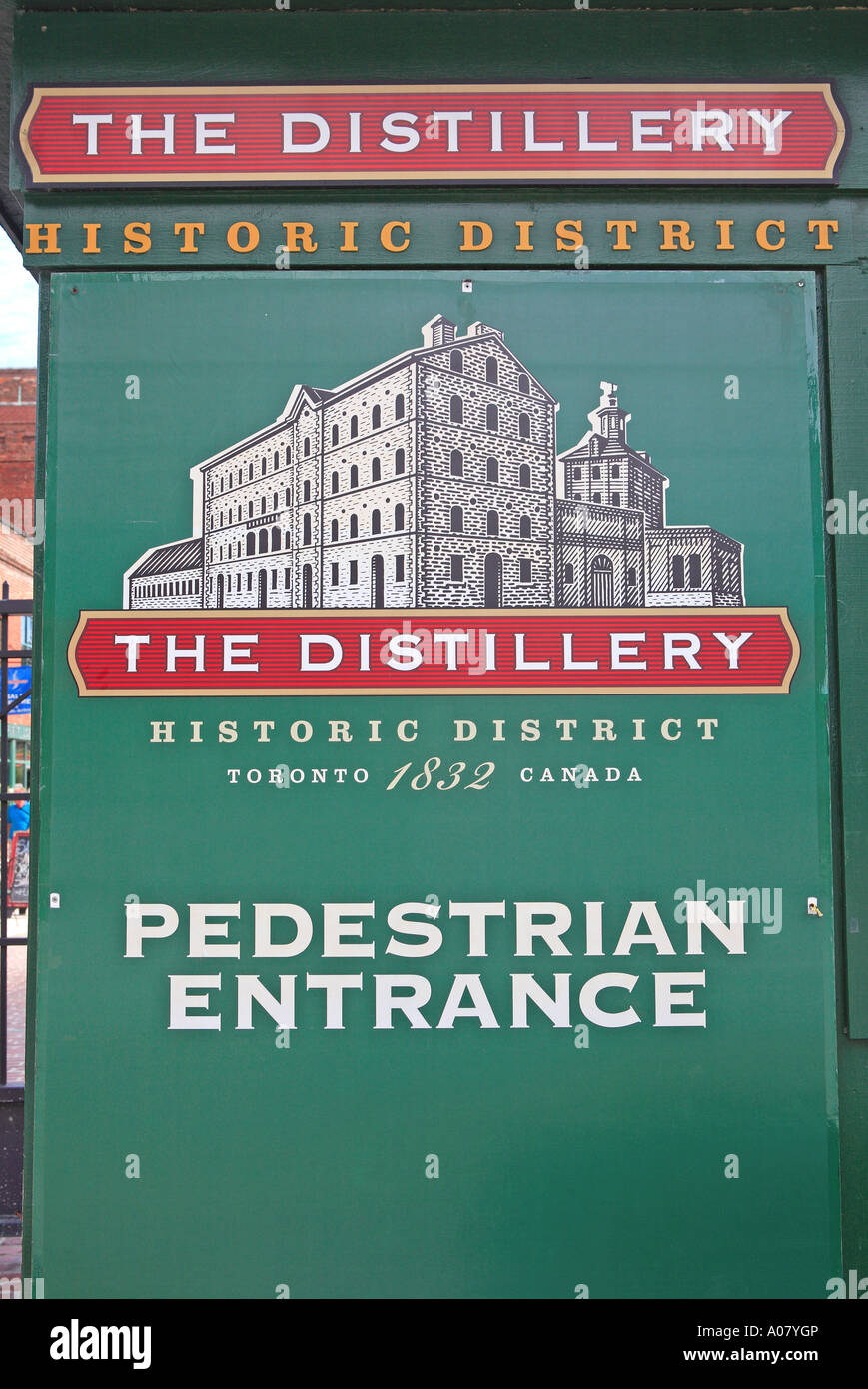 Toronto, The Distillery Historic District Stock Photo - Alamy